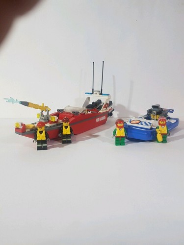 Lego 60005 City, Town Fire Boat Set Pre-owned, complete, no box. | eBay