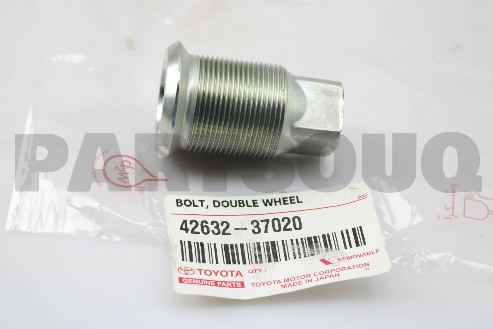 4263237020 Genuine Toyota BOLT, DOUBLE WHEEL STOP, LH 42632-37020 | eBay