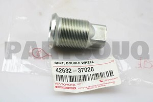 4263237020 Genuine Toyota BOLT, DOUBLE WHEEL STOP, LH 42632-37020 | eBay