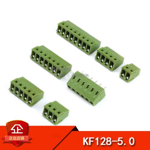 KF128 5.0mm Pitch Terminal Block Screw PCB Terminal Connectors Mount 2P ...