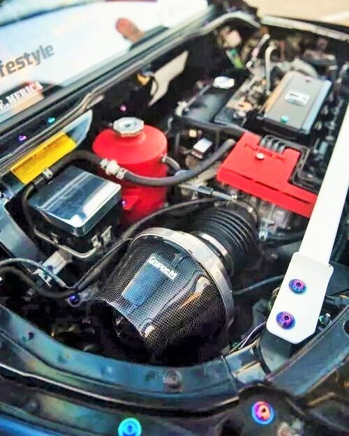 JDM Gruppe-M Carbon Fiber High Flow Intake Kit FOR Honda NSX NA1 NA2 ...