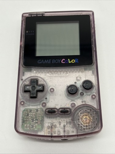 Game Boy Color Atomic Purple Handheld System Excellent Condition Tested ...