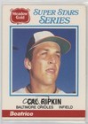 1986 Meadow Gold Super Stars Cal Ripken Jr (Name Misspelled as Ripkin ...