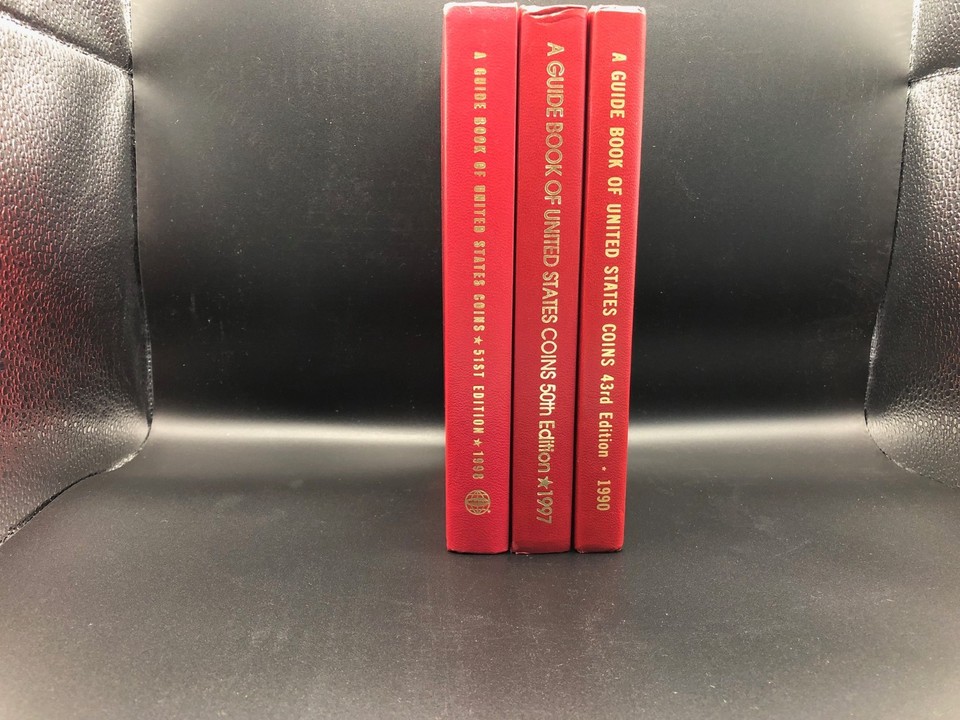 (3) "New" Guide Books of the United States Coins 1990-97-98 (Red Book ...