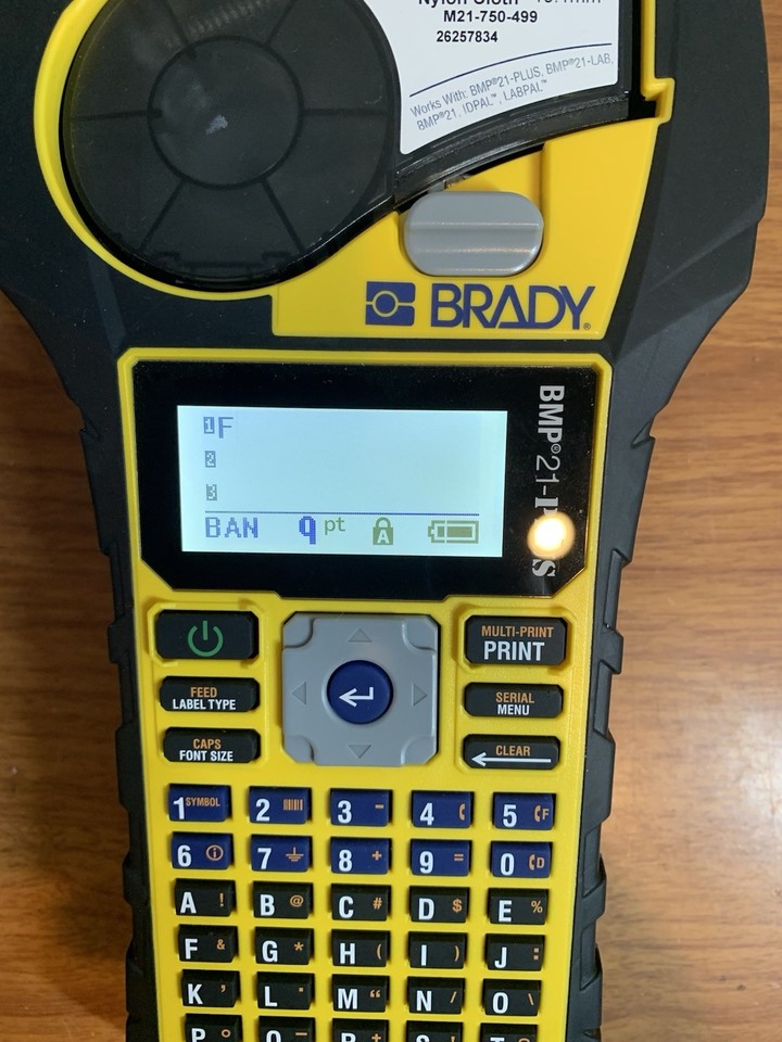 Brady BMP21-PLUS Handheld Portable Label Maker Printer (FOR PARTS) | eBay