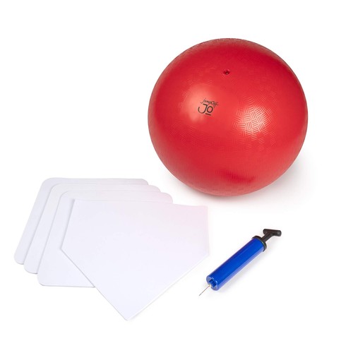 - Premium Kickball Set - Oversized 15-Inch Durable Kickball, Baseball ...