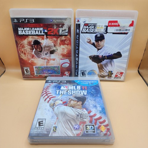 3 PS3 MLB Lot Major League Baseball 2K7 2K12 11: The Show PlayStation 3 ...