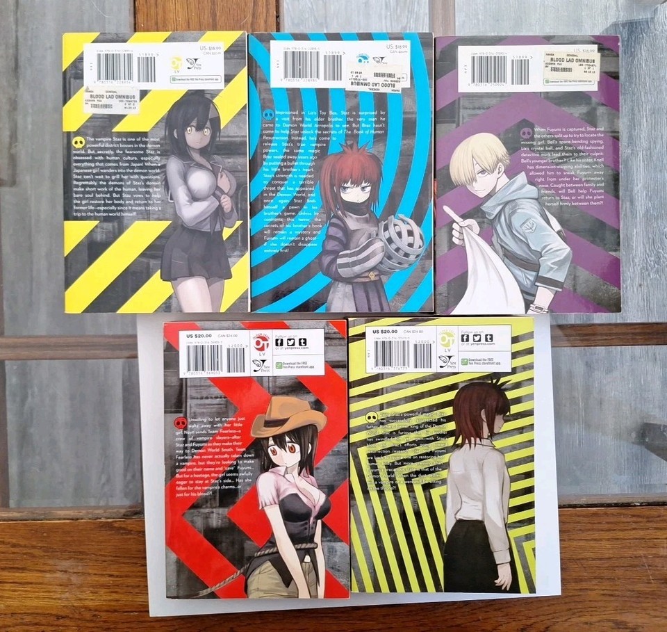 Blood Lad Vol 1-5 English Manga Set Volumes 1 2 3 4 5 | eBay