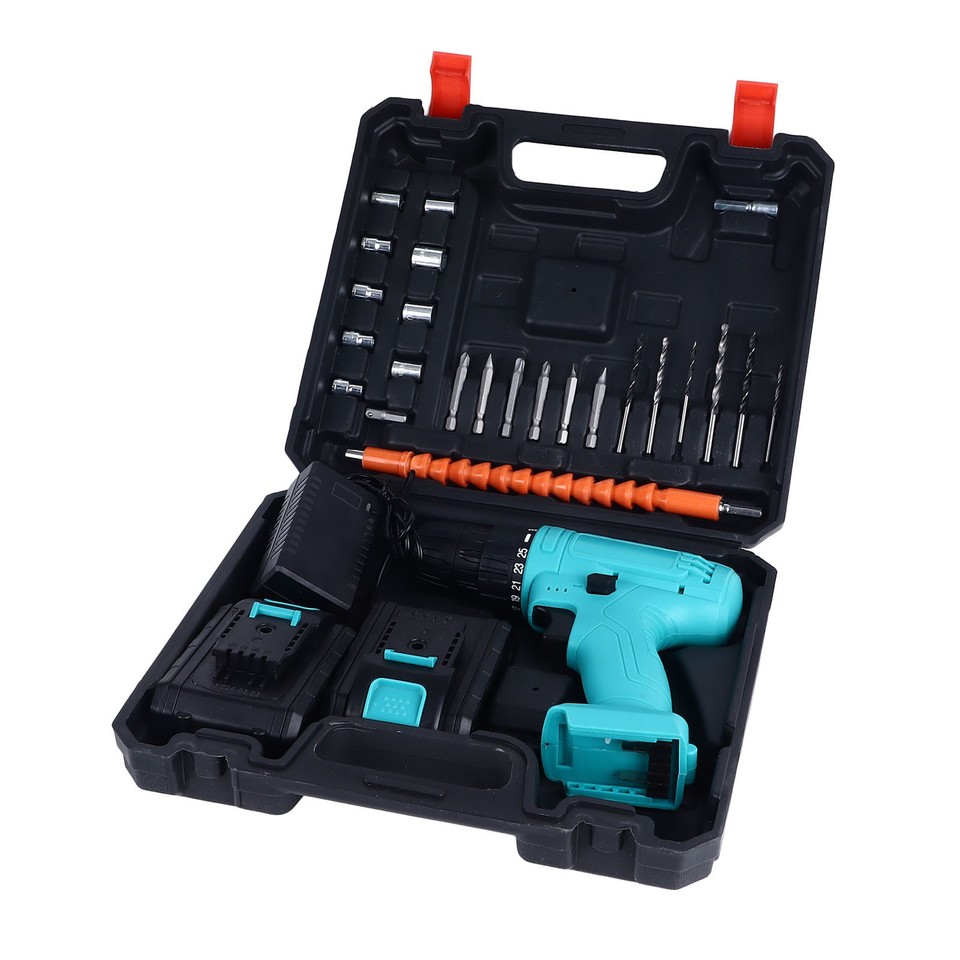 Lithium Electric Drill Rechargeable Handheld Portable Power Tool With ...