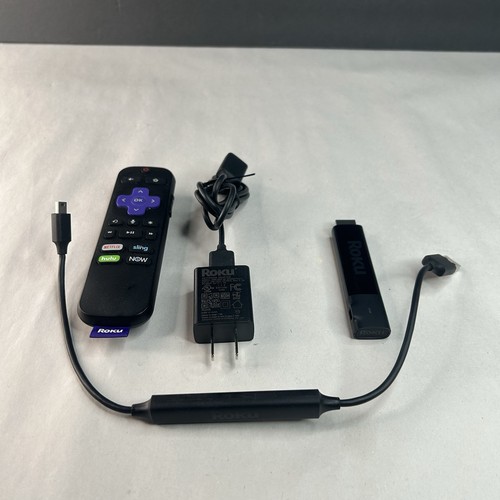 Roku Streaming Stick 4K (Model 3810X) w/ Voice Remote, Wifi Extender ...
