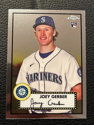 2021 Topps Chrome Platinum Anniversary JOEY GERBER RC #88 Mariners | eBay