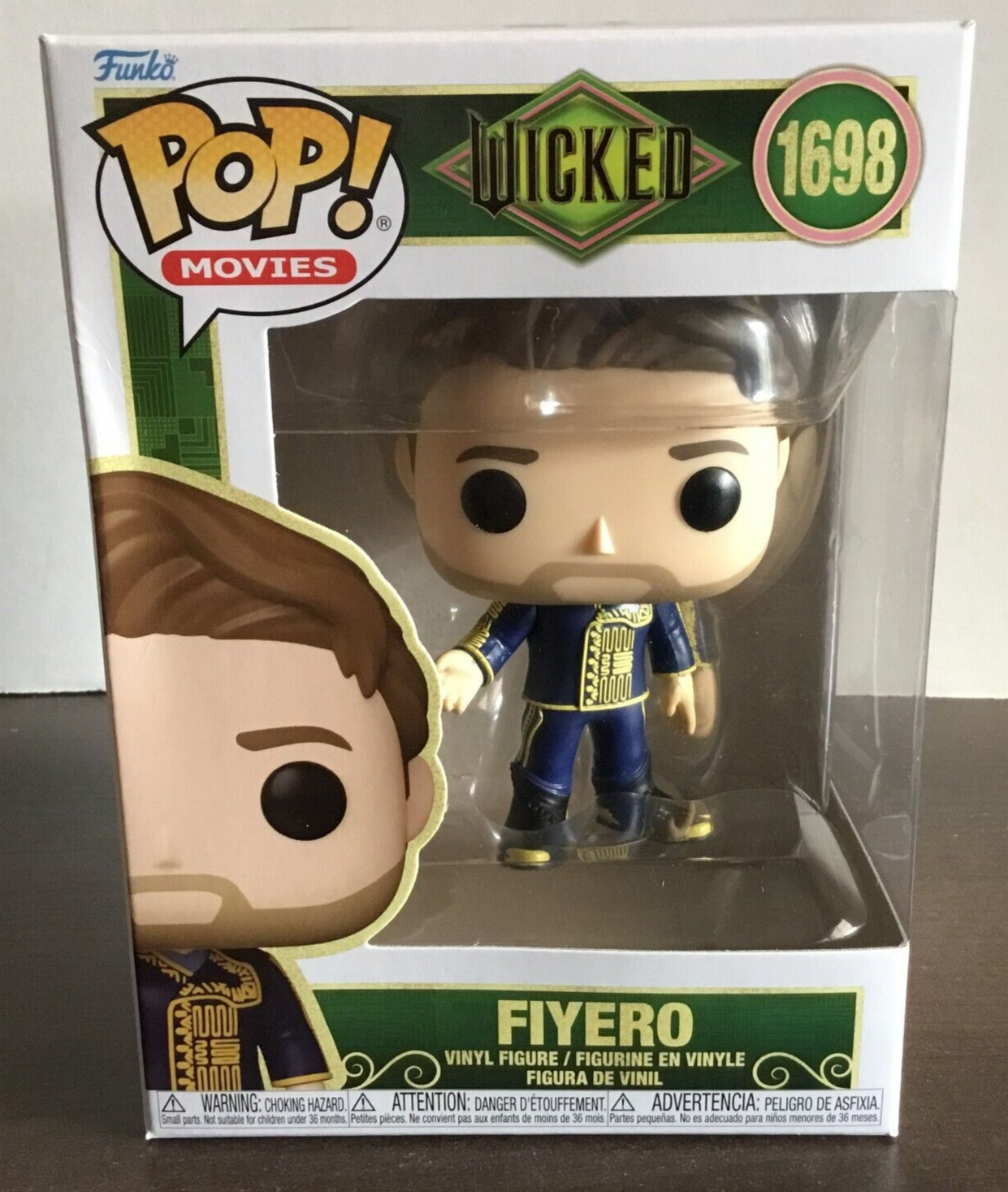Funko Pop! Wicked Part 1 Fiyero Funko Pop! Vinyl Figure #1698 In Stock ...