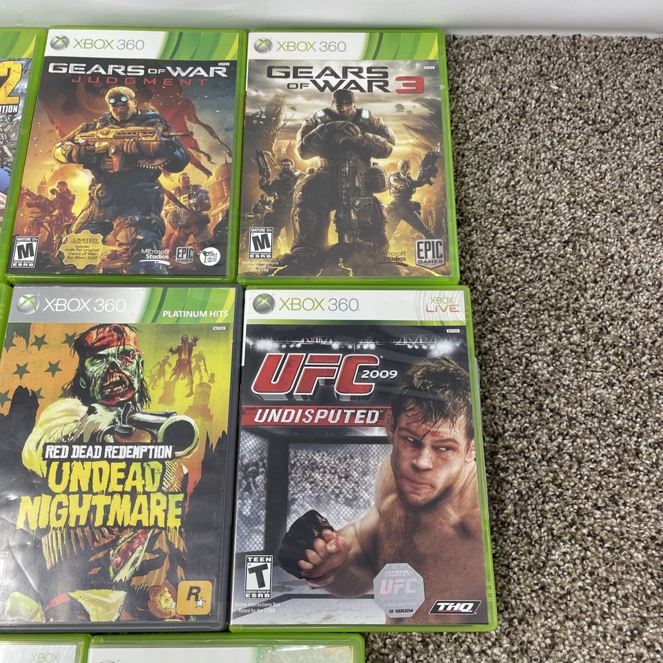 Microsoft Xbox 360 Video Game Lot All Tested NO SPORTS Lot of 8 | eBay