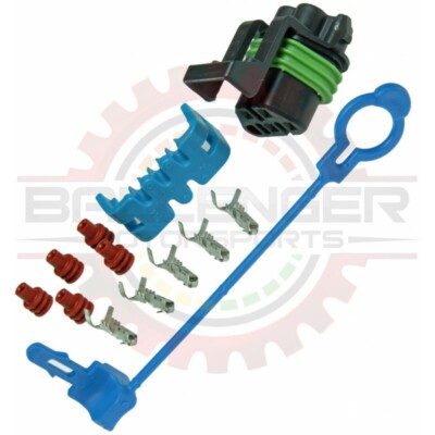 Male O2 sensor connector kit with 5 pins (1 blocked) + TPA + CPA ...