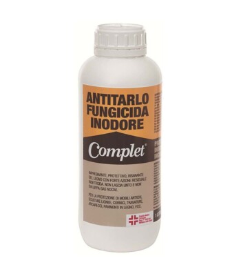 COMPLET-Antitarlo Fungicida Inodore Incolore Protettivo Per Legno 1 Lt ...