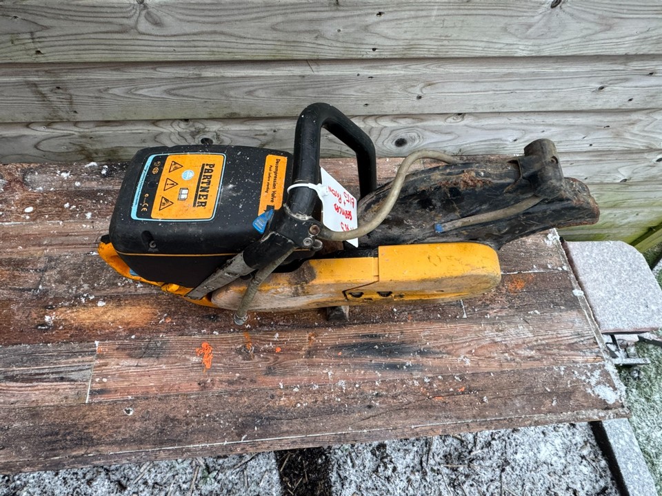 Partner K750 Concrete Saw | Good Compression | Starts, Runs & Idles ...