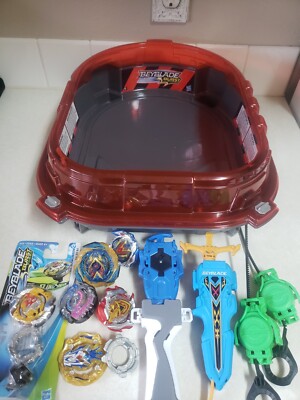 BEYBLADE LOT! BURST TURBO ARENA, Launchers, Fighters - Valtryek, Balar ...