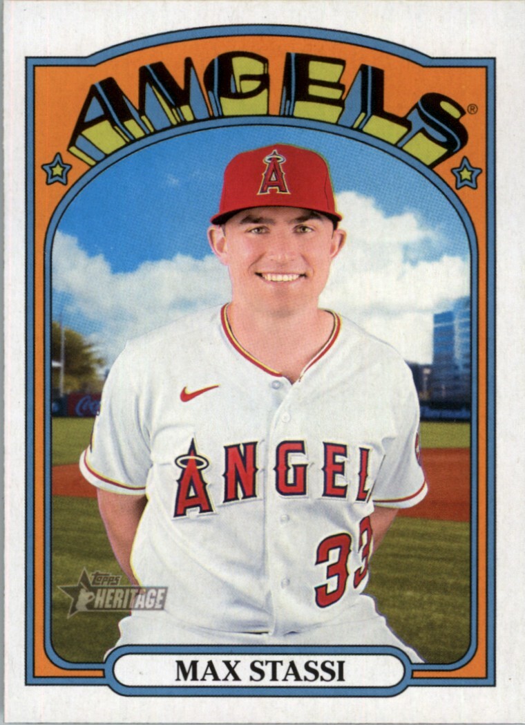 2021 Topps Heritage High Number Base #574 Max Stassi - Los Angeles ...