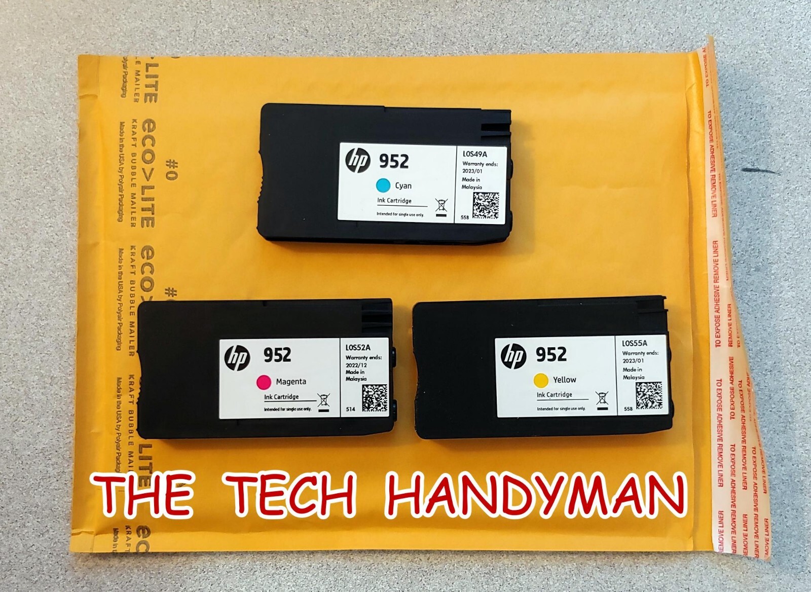 3-PACK HP GENUINE 952 COLOR INK (NO RETAIL BOX) OFFICEJET PRO 8710 8715 ...