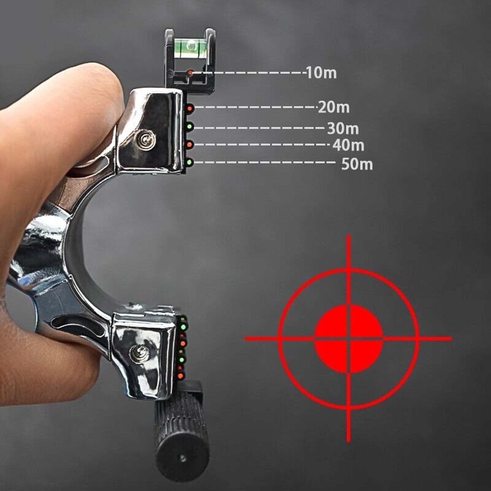 Hunting Professional Catapult Laser Slingshot With Rubber Aim Point ...