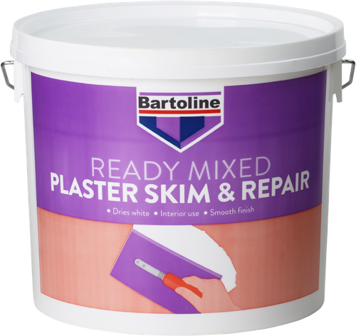 BARTOLINE PLASTER SKIM AND REPAIR READY MIXED FOR INTERIOR WALLS AND ...