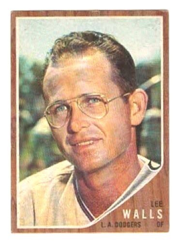 1962 Topps #129b Lee Walls LA Dodgers PLAIN JERSEY VARIATION EX+ | eBay