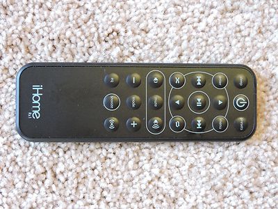 iHome Rz1 Home Audio Remote Control w/ battery installed Free Shipping ...