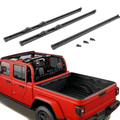 Trail Rail System Fit for 2020-2024 Jeep Gladiator Truck Bed Rails Tie ...