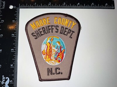 VINTAGE OBSOLETE Moore County Sheriff North Carolina NC Police Dept ...