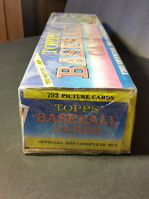 1989 Topps Complete Baseball Factory Sealed Set #1-792 - MLB | eBay