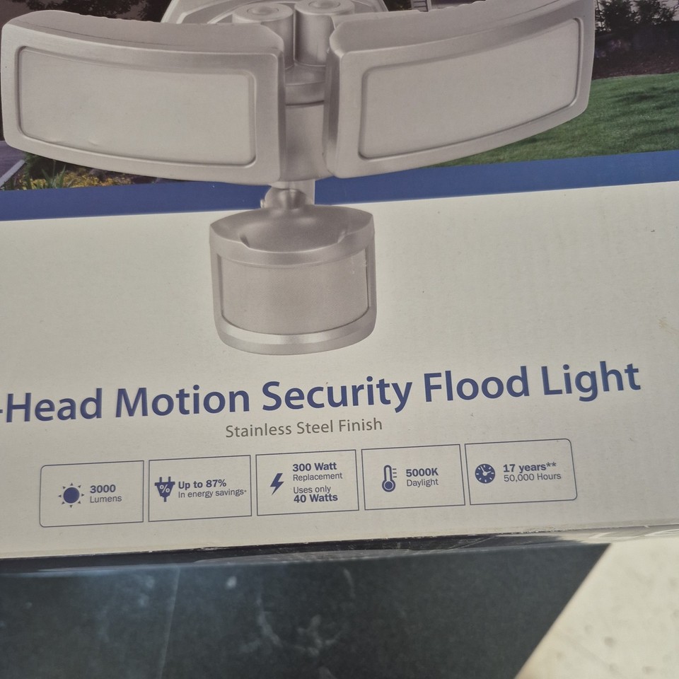 Feit Electric Smart Dual Head Motion Security Flood Light - Unopened / New | eBay