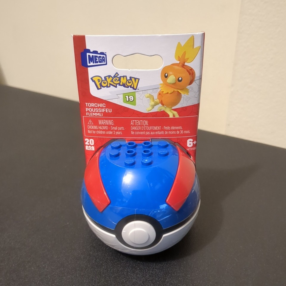 Mega Construx Pokemon SERIES 19 POKEBALLS Set of 5 - Meowth Treecko ...