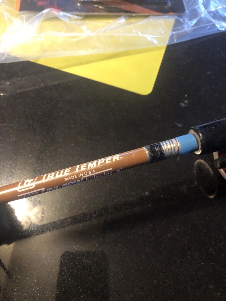 Fishing Vintage True-Temper UNI-SPIN 63T Spin Cast Rod 6' W/63L Reel ...