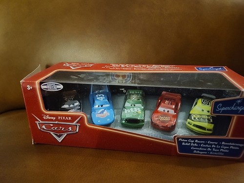 Disney Pixar Cars Supercharged Piston Cup Racers Gift Pack Box Opened ...