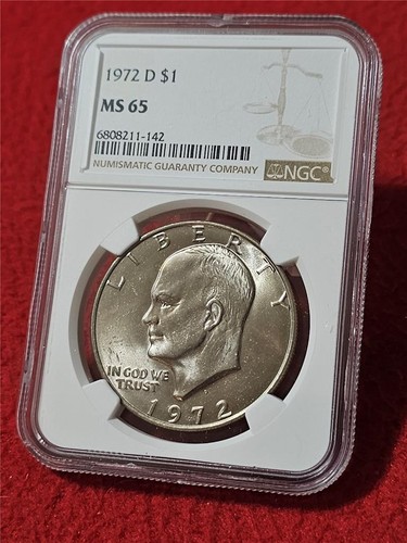 1972-D Uncirculated Eisenhower Dollar. NGC MS 65 #MF-T6524 | eBay
