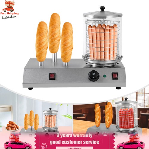 Electric Home Commercial Hot Dog Machine, Bun Warmer Machine - Catering ...