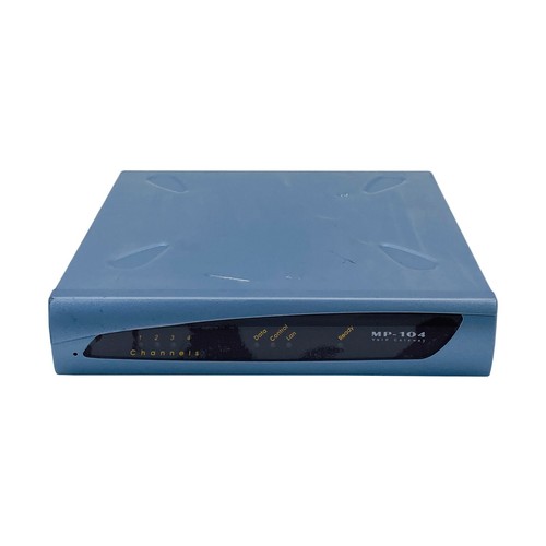 AudioCodes MP104 VoiP Gateway MP-104A/FXS/AC/SIP 4 Ports GGWV00009 w ...