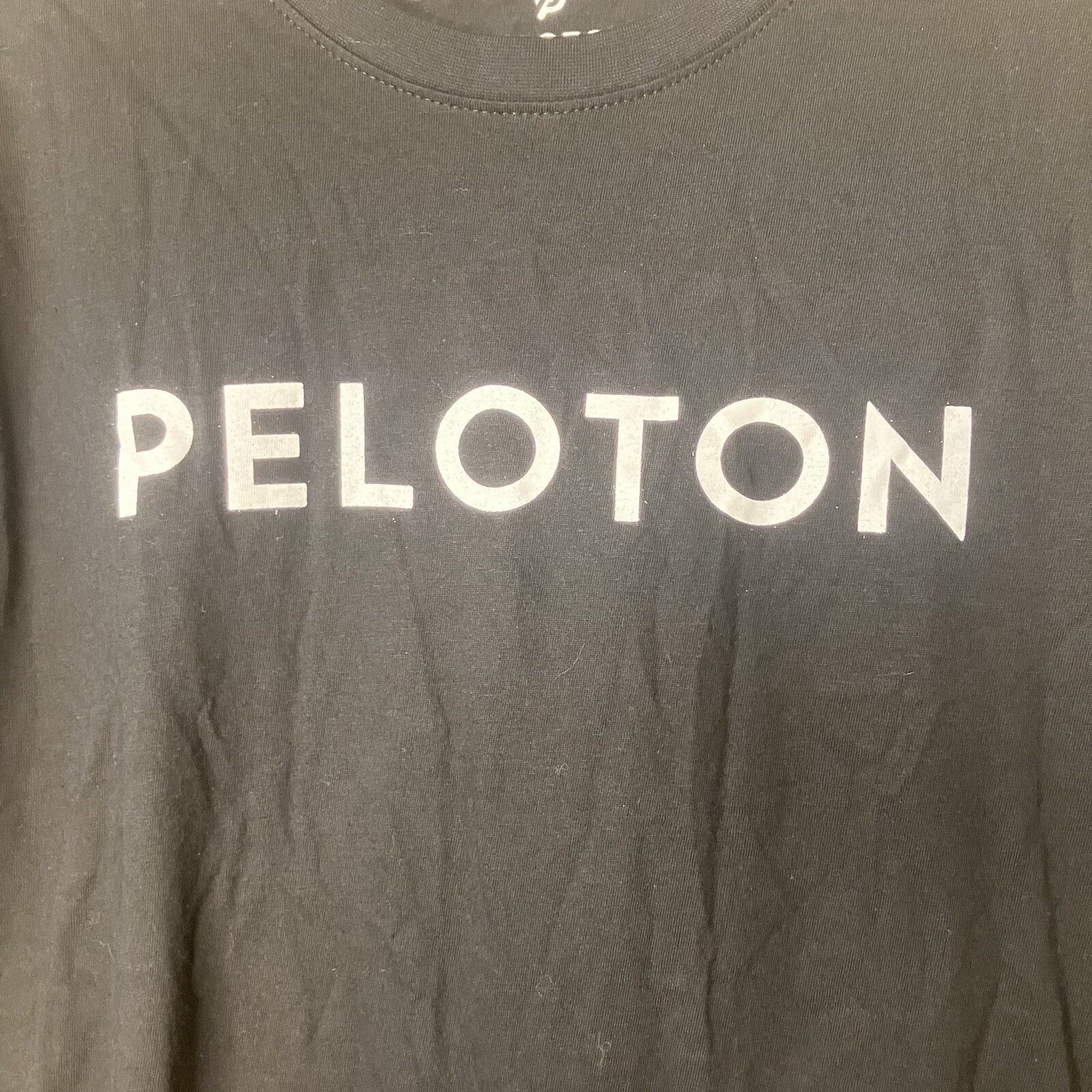 Peloton Shirt Mens Large Black Graphic Logo Cycling S… - Gem