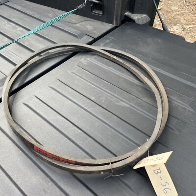 2 Pack B56 V-Belts 56" Pitch Length, B-Section Rubber Drive Belt, Bando ...