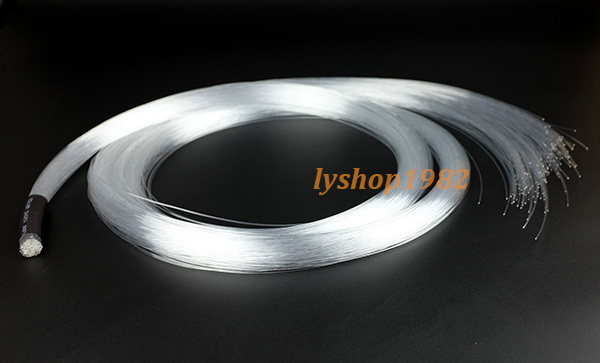 Clear End-light Plastic Optical Fibre Cable Fiber Optic Bundles 0 ...