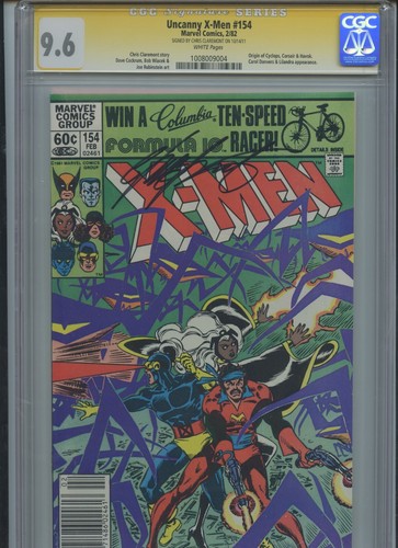 Uncanny X-Men #154 1982 CGC Signature Series 9.6 (Signed by Chris ...
