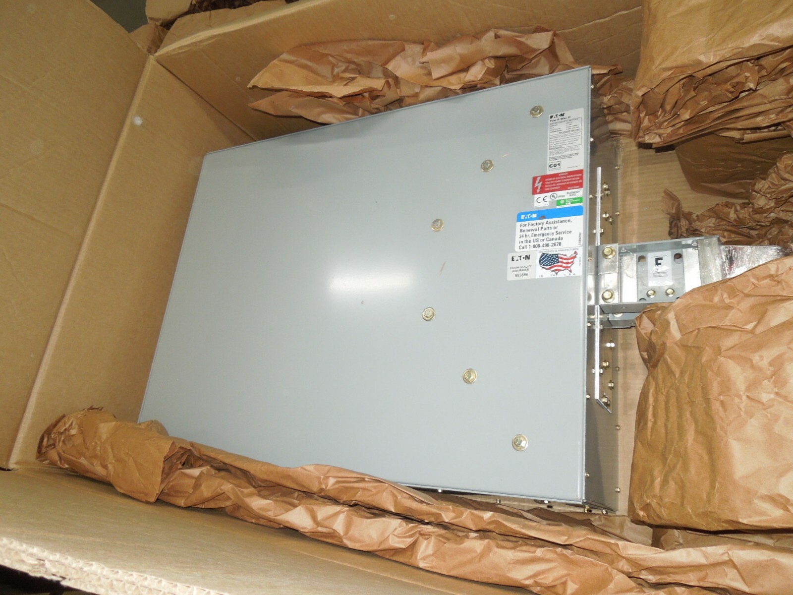 Eaton Pow-R-Way III LKC0018788 400A 3ph 3w 50%HSG 480V Copper End Tap ...