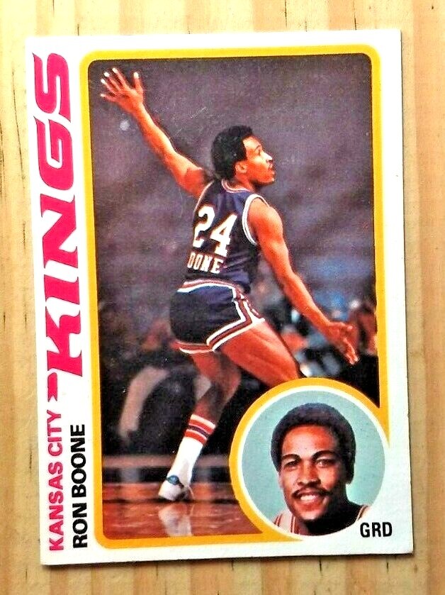 1978-79 TOPPS RON BOONE CARD#49 STARS KINGS LAKERS STARS SPIRIT OF ST ...