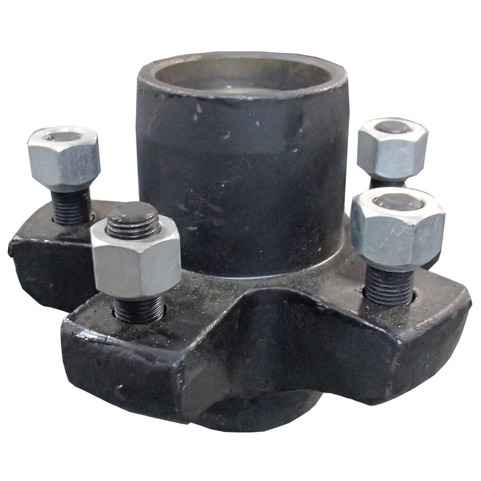 (2) 008-259-05 5 on 4.5" Trailer Axle Kit 2000lbs Idler Hub Kit w/Round ...