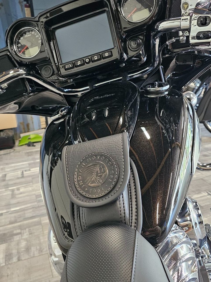 INDIAN CHIEFTAIN gas Tank BIB & side bags WHITE st. Roadmaster 14-24 | eBay