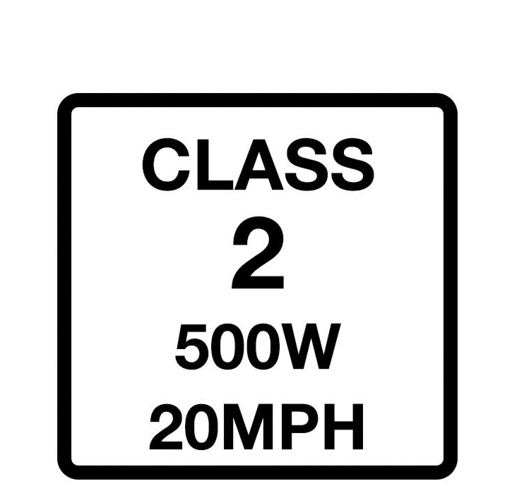 Ebike Sticker Decal (Class 1, 2, 3) – 250W, 350W, 500W, 750W You Get 2 ...