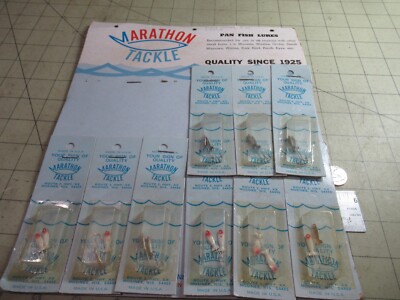 Vintage Marathon Tackle Company Pan Fish Lures Fishing Lure Store ...