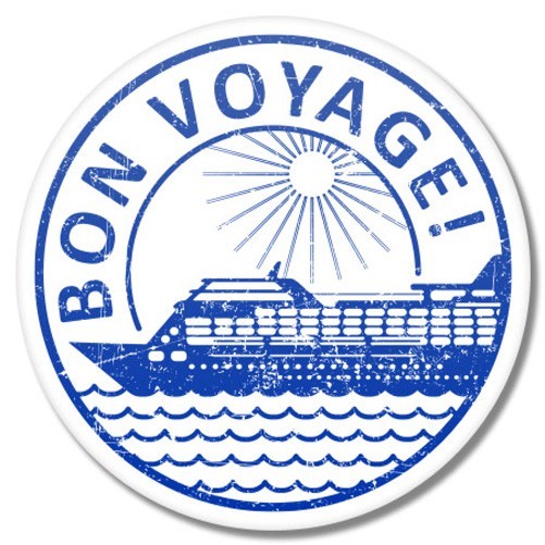 Bon Voyage Car Laptop Phone Vinyl Sticker - SELECT SIZE | eBay