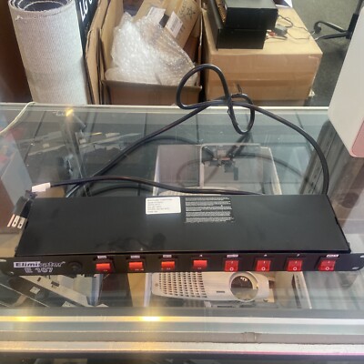 Eliminator Lighting E107 8-Channel Rack Mount Power Center | eBay