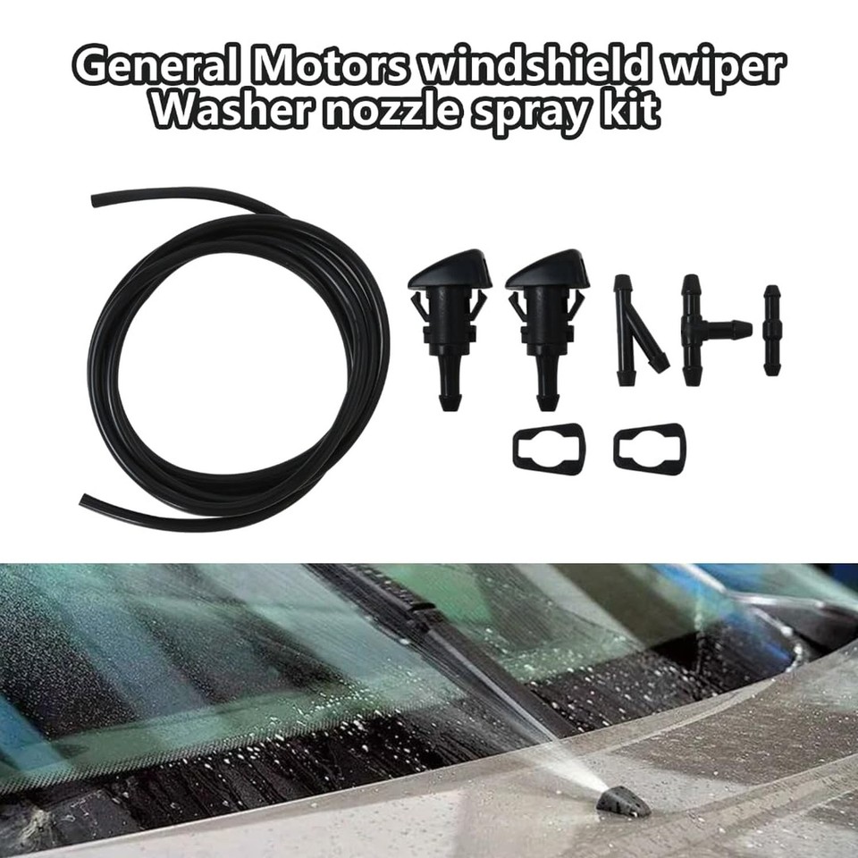 Premium Universal Car Windshield Wiper Washer Squirter Nozzle Spray Jet Kit F... | eBay